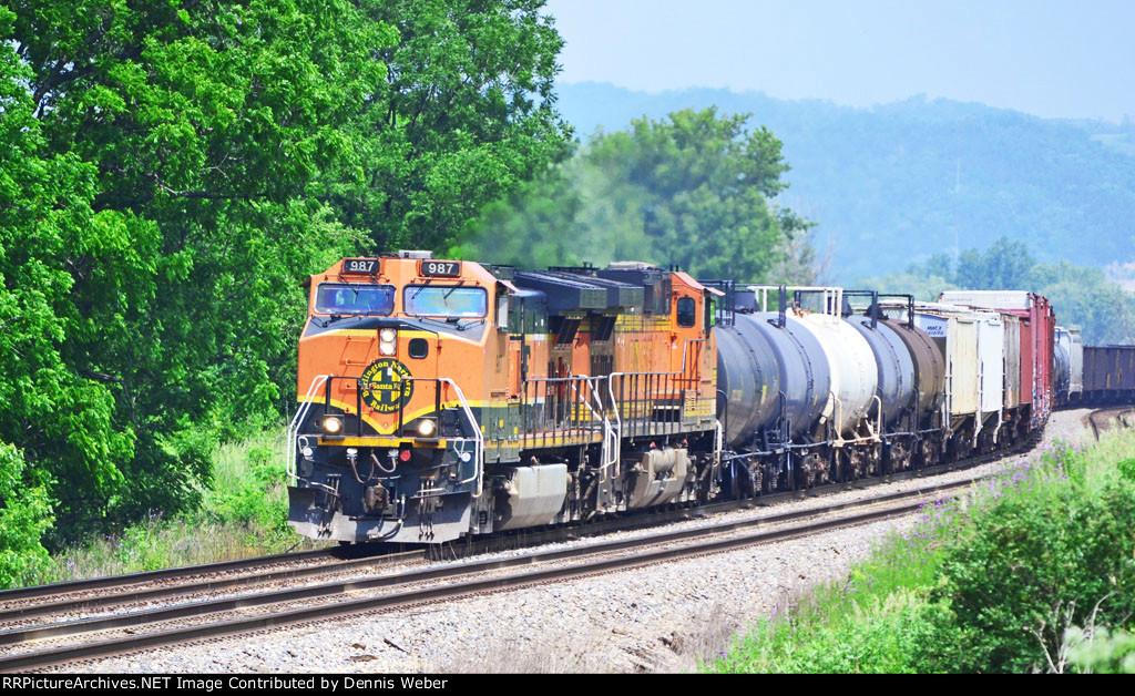 BNSF 987, BNSF's Aurora Sub.